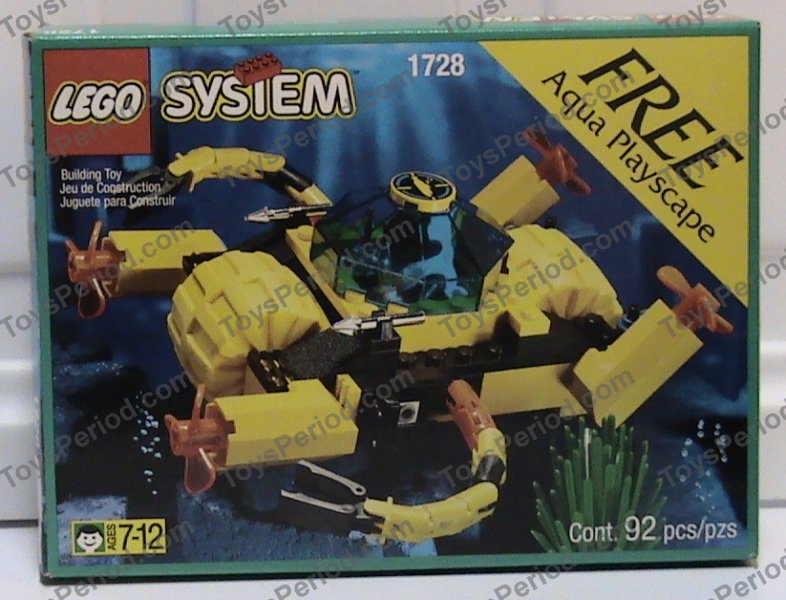 LEGO 1728 Crystal Crawler Instructions and Parts List