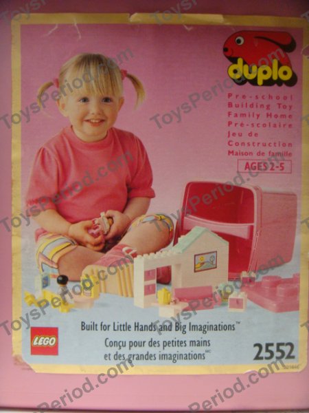 LEGO 2552 Family Home Bucket Set Parts List