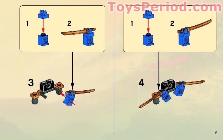 LEGO 70501 Warrior Bike Instructions and Parts List