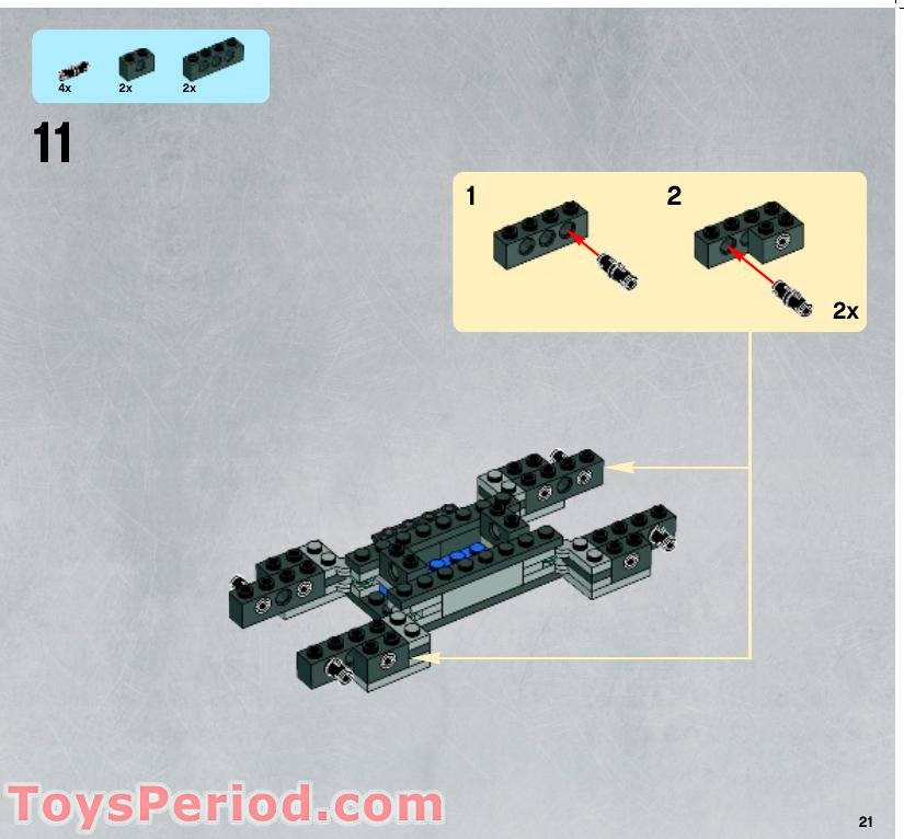 LEGO 7869 Battle for Geonosis Instructions and Parts List