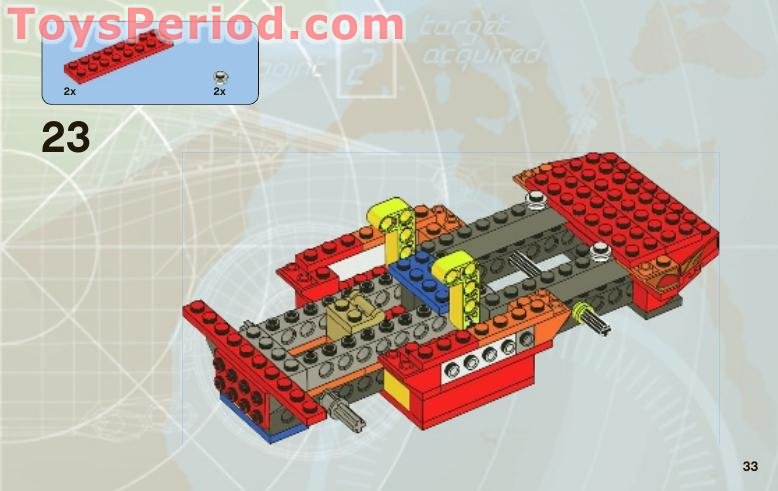 LEGO 8484 Ultimate Build Lightning McQueen Instructions and Parts List