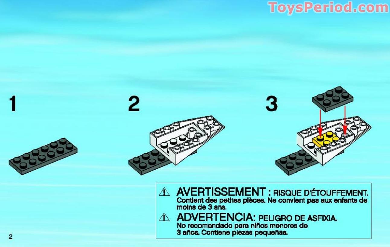 LEGO 3178 Seaplane Instructions and Parts List