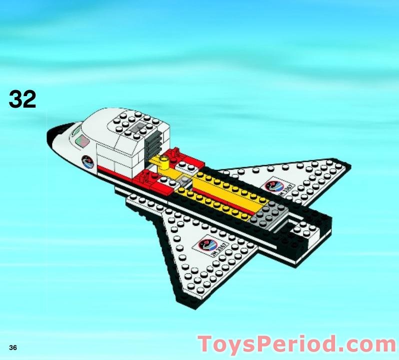 LEGO 3367 Space Shuttle Instructions and Parts List