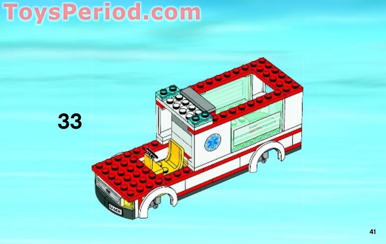 LEGO 4431 Ambulance Instructions and Parts List