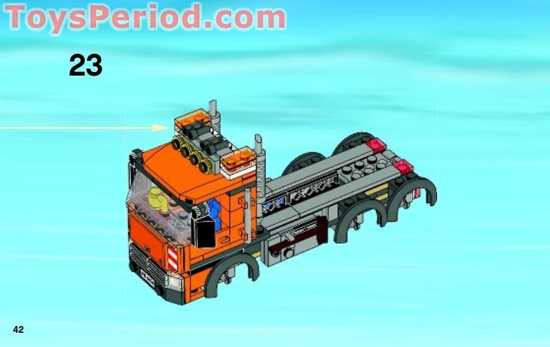 LEGO 4434 Tipper Truck Instructions and Parts List