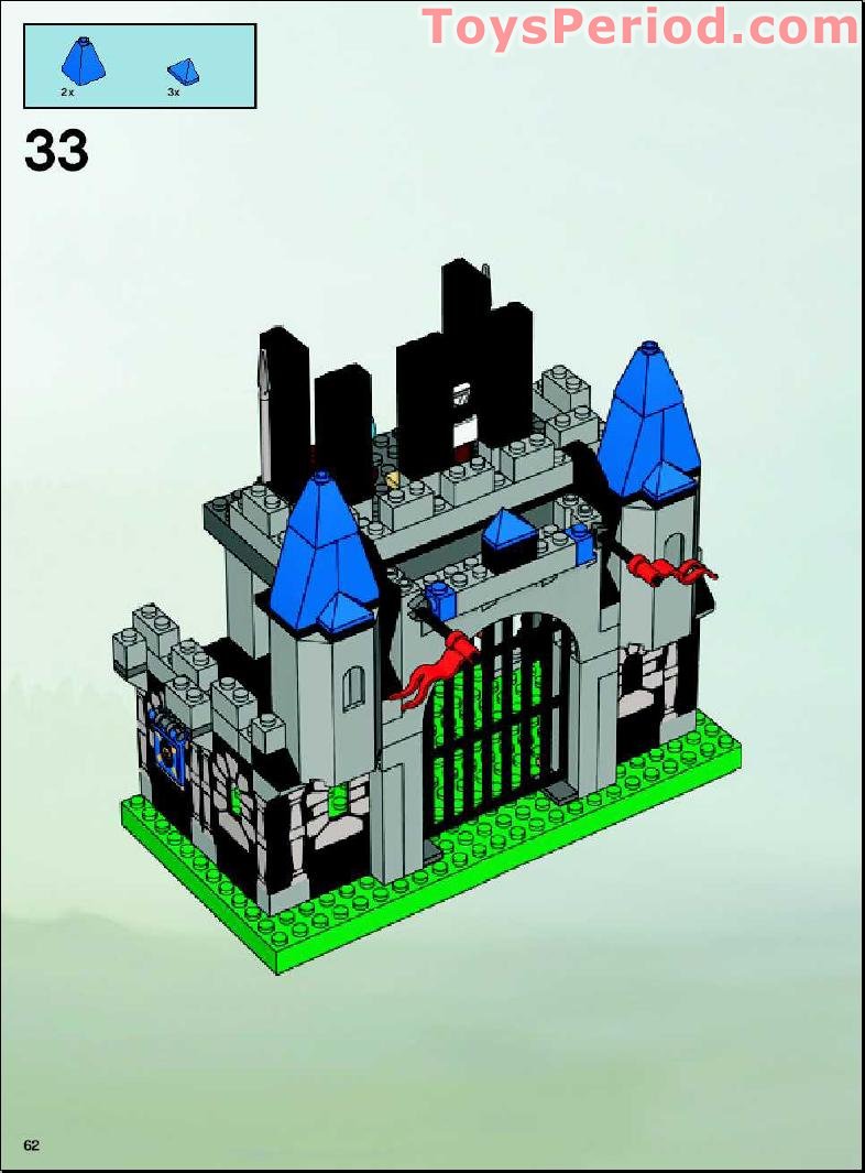 LEGO 10176 Royal King's Castle Instructions and Parts List