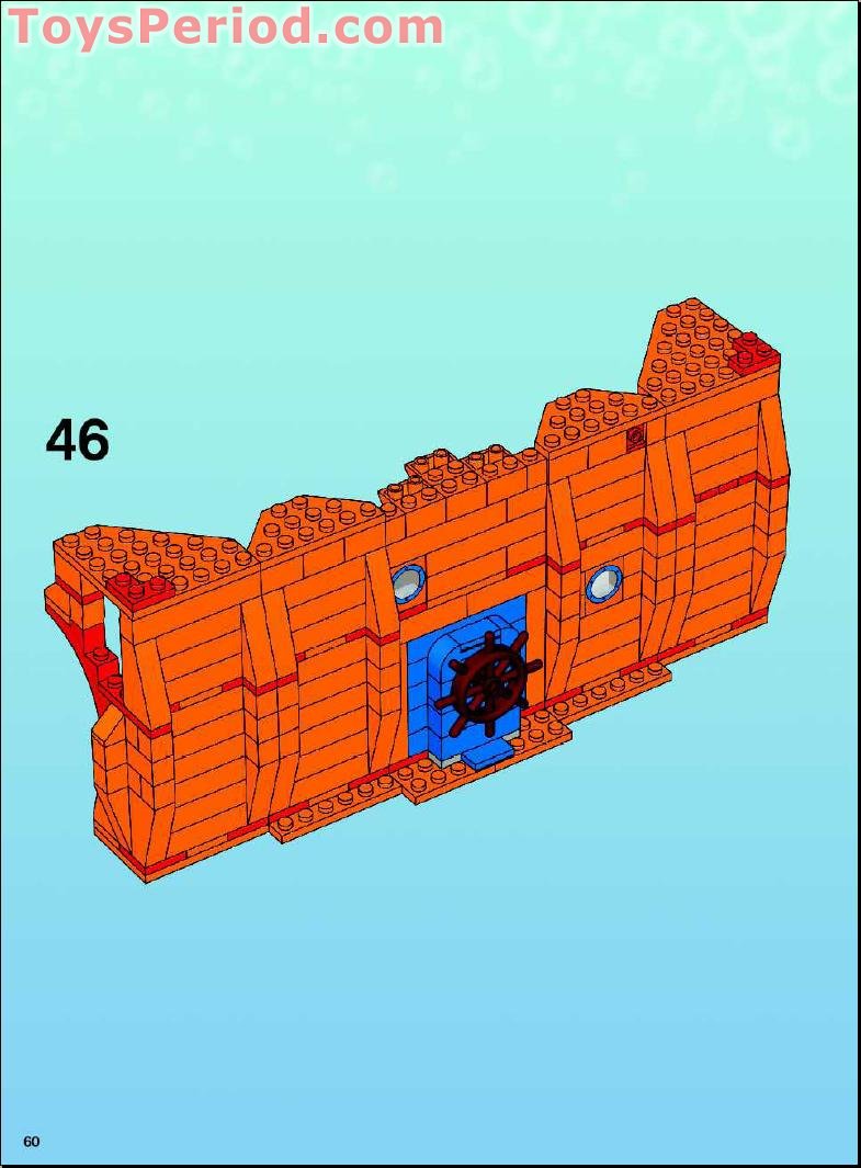 LEGO 3827 Adventures in Bikini Bottom Instructions and Parts List