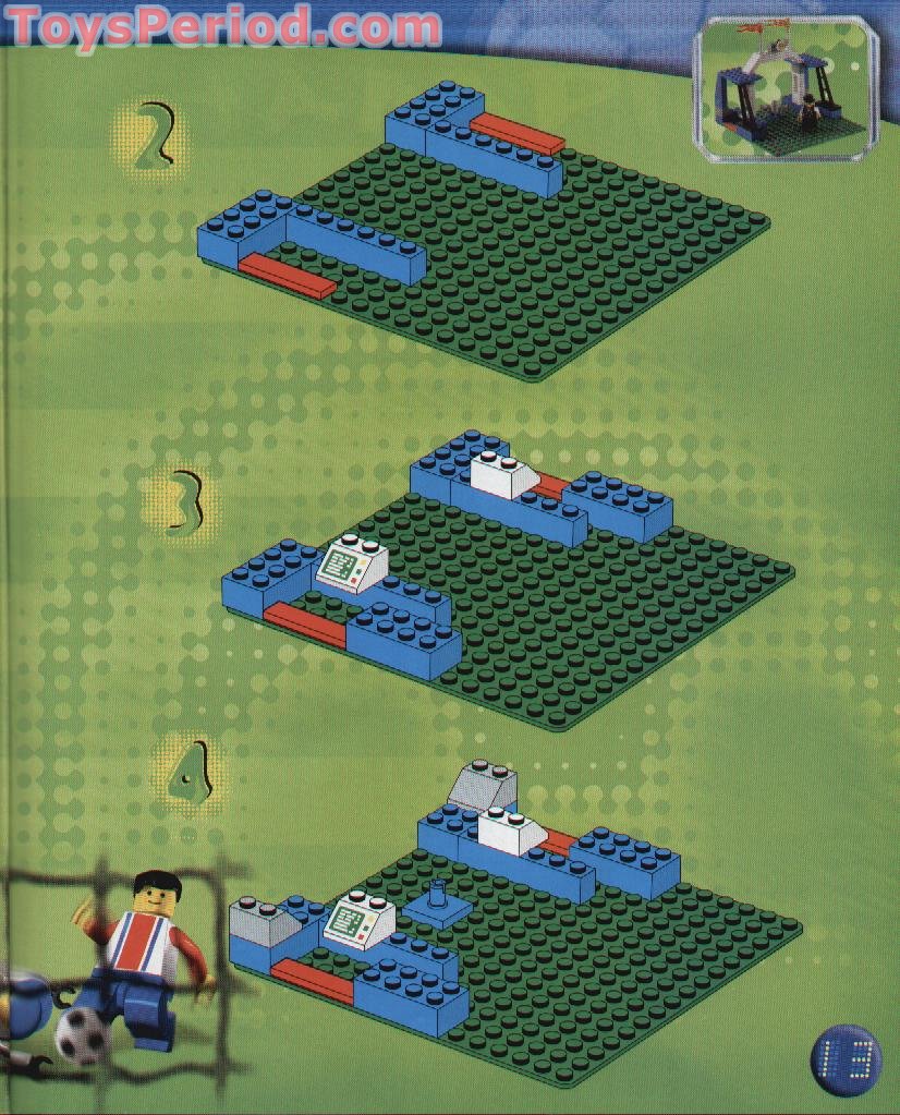 LEGO 3408 Super Sports Coverage Instructions and Parts List