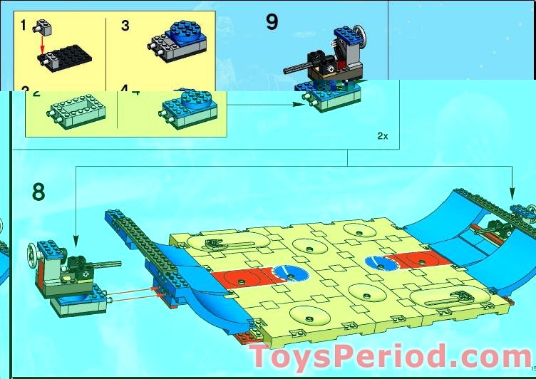 LEGO 3433 NBA Ultimate Arena Instructions and Parts List