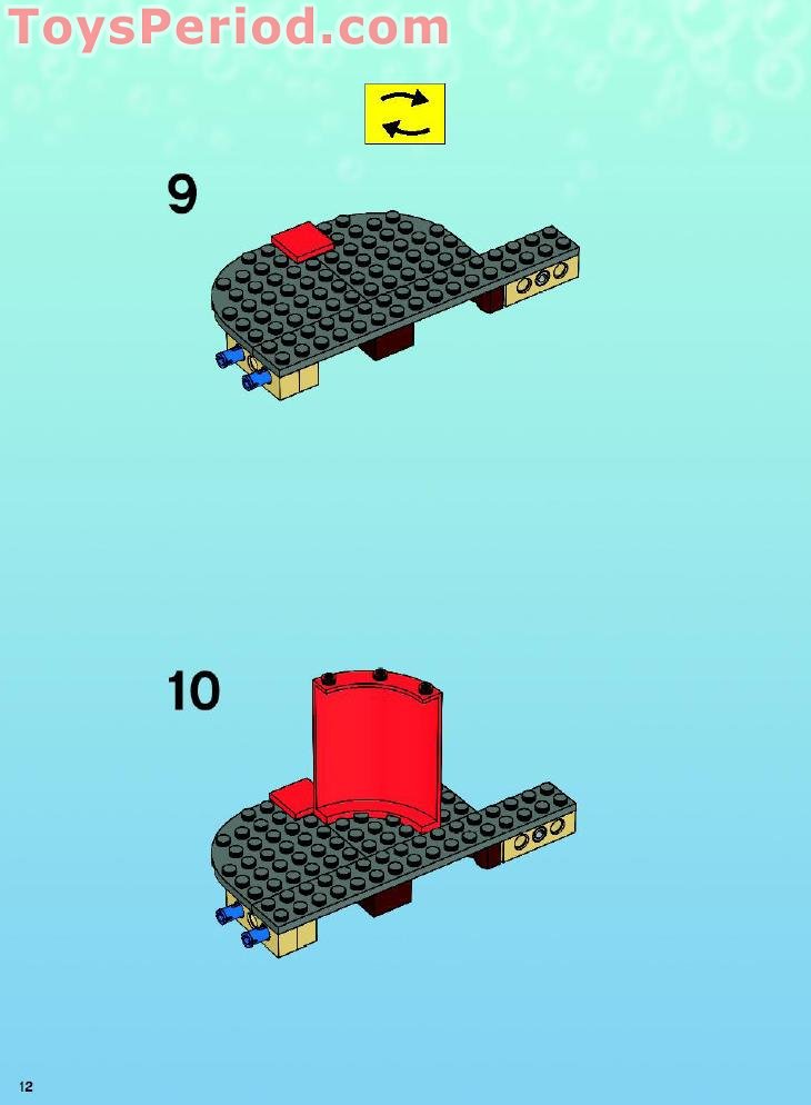 LEGO 4982 Mrs. Puff's Boating School Instructions and Parts List