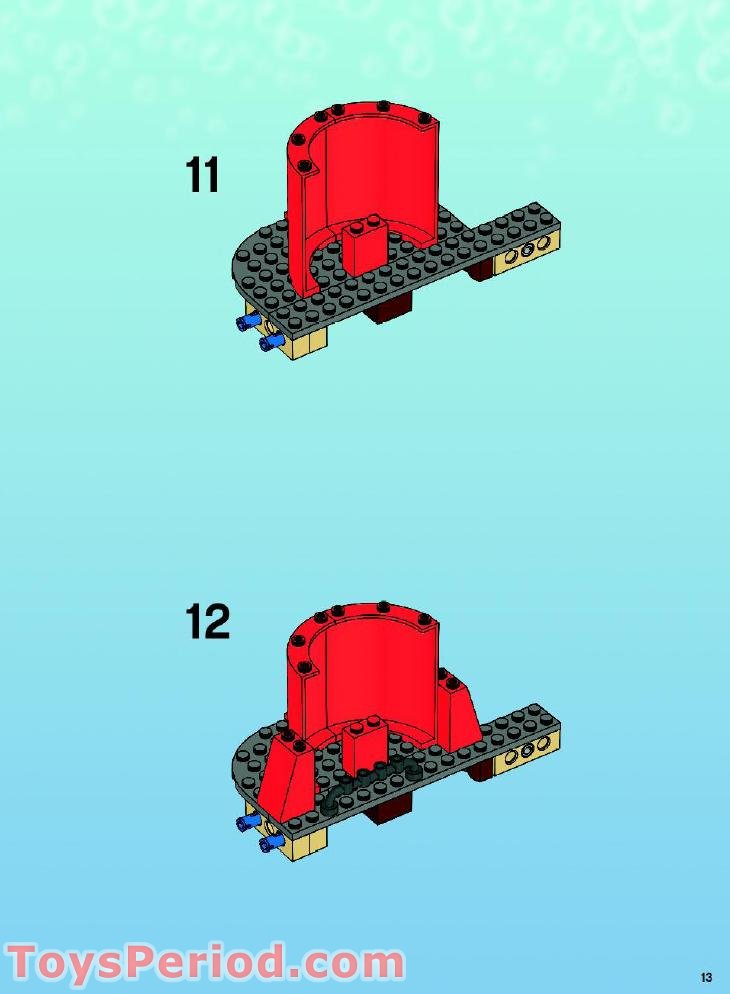 LEGO 4982 Mrs. Puff's Boating School Instructions and Parts List