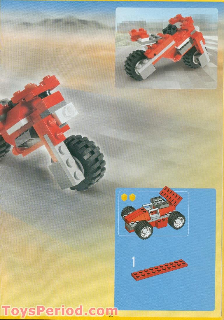 LEGO 4100 Maximum Wheels Instructions and Parts List