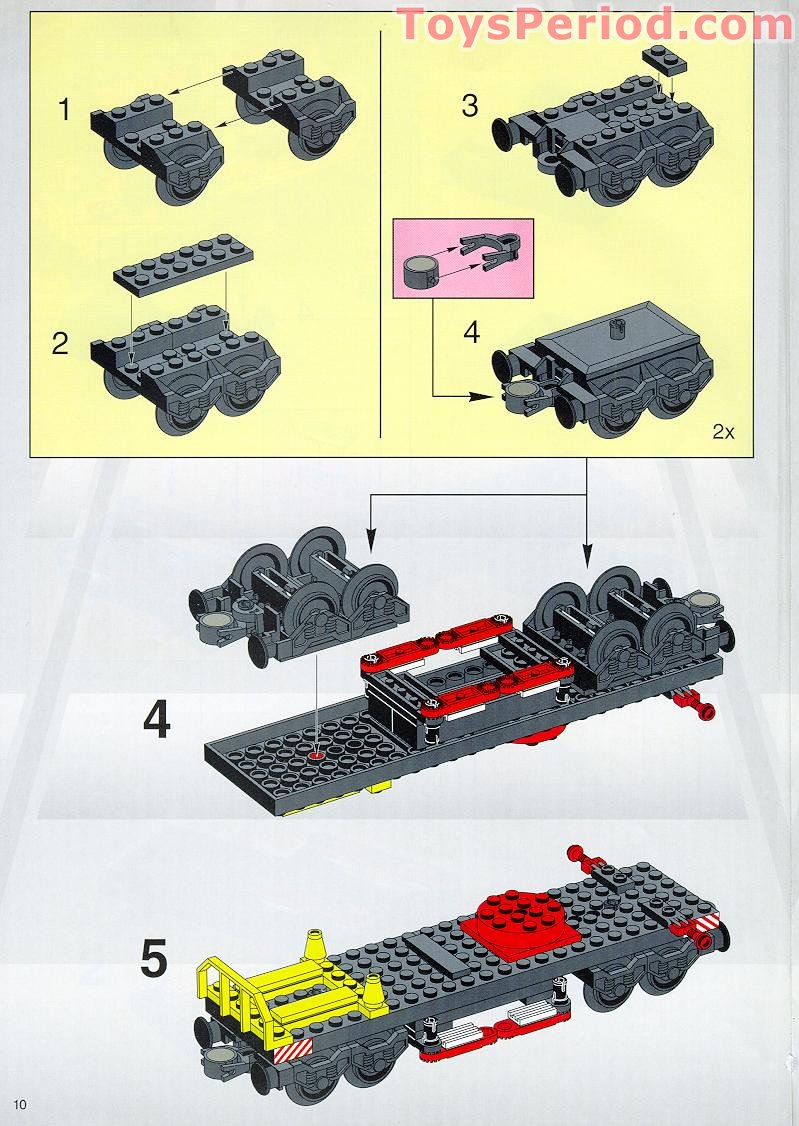 LEGO 4552 Cargo Crane Instructions and Parts List