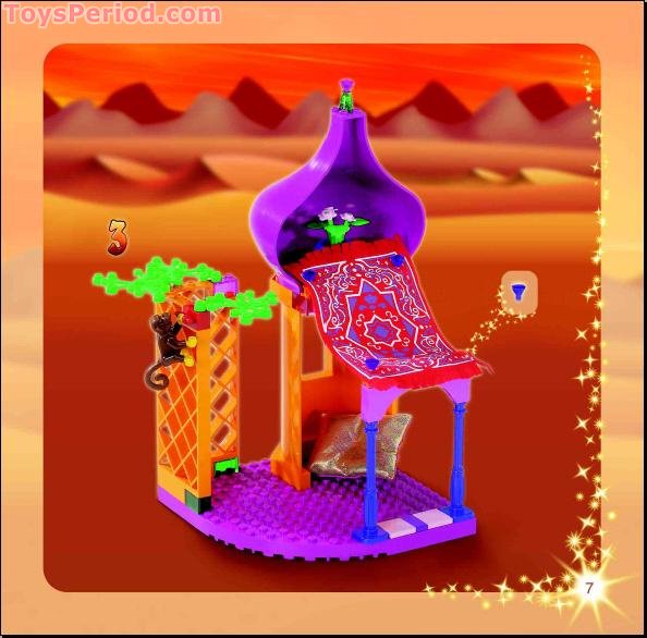 LEGO 5857 Safran's Amazing Bazaar Instructions and Parts List