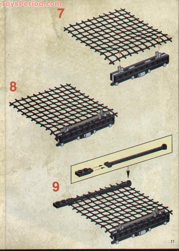 LEGO 6249 Pirates Ambush Instructions and Parts List