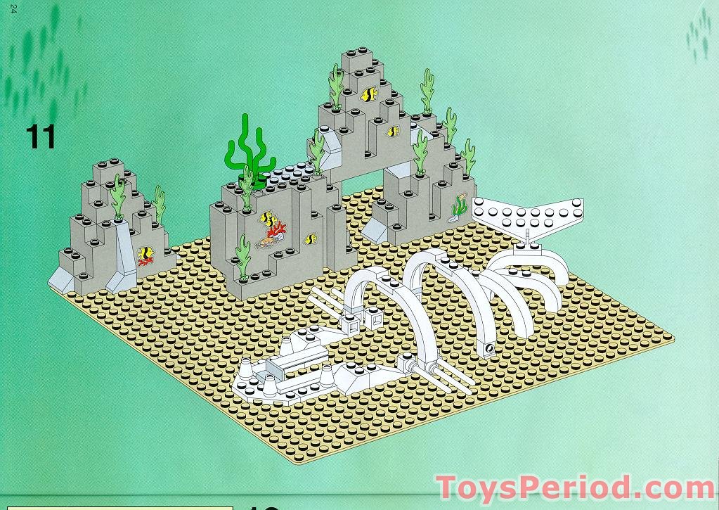 LEGO 6559 Deep Sea Bounty Instructions and Parts List