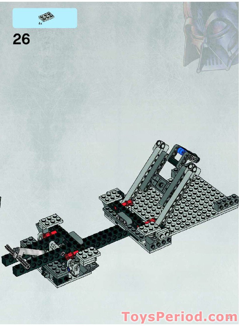 LEGO 7680 The Twilight Instructions and Parts List