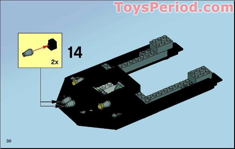 LEGO 7780 The Batboat: Hunt for Killer Croc Instructions and Parts List