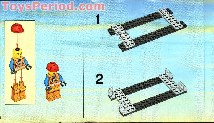 LEGO 7243 Construction Site Instructions and Parts List