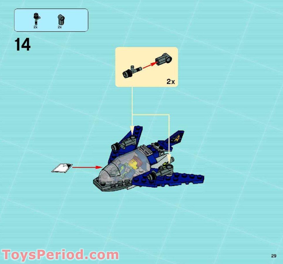 LEGO 8635 Mission 6: Mobile Command Center Instructions and Parts List