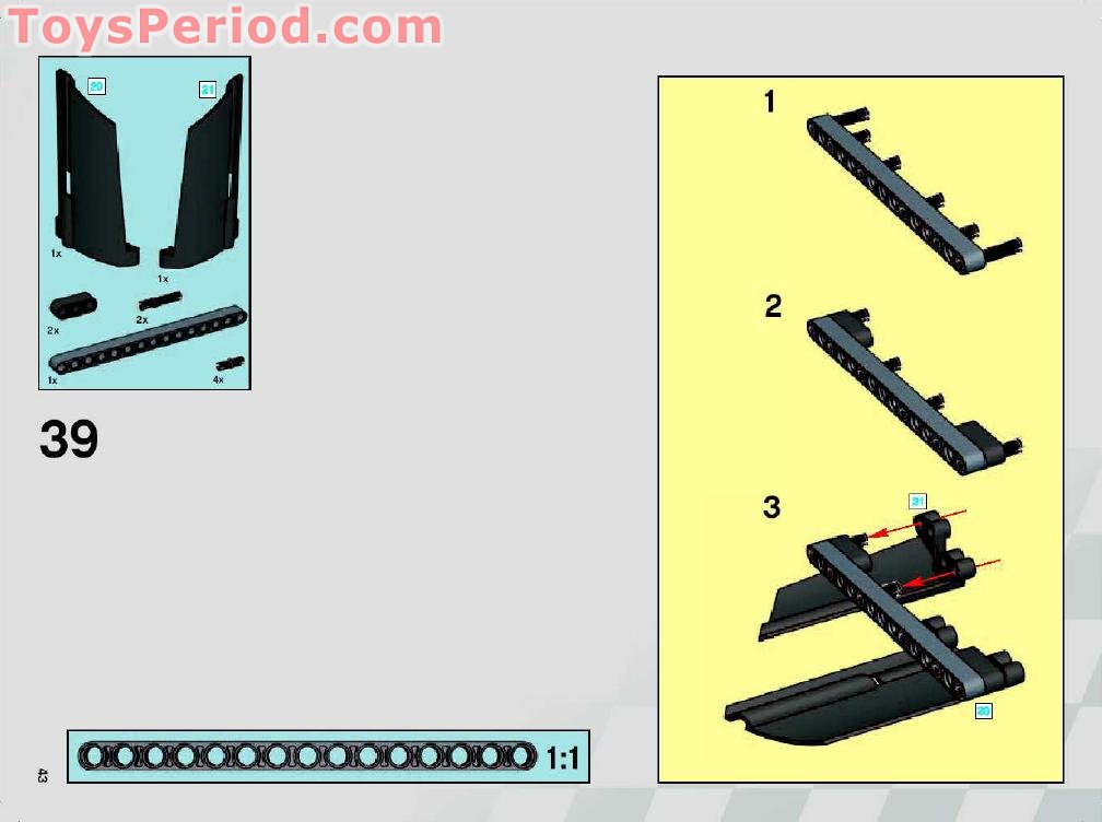 LEGO 8682 Nitro Intimidator Instructions and Parts List
