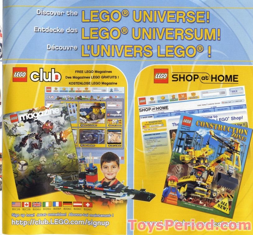 LEGO 8733 Axonn Instructions and Parts List