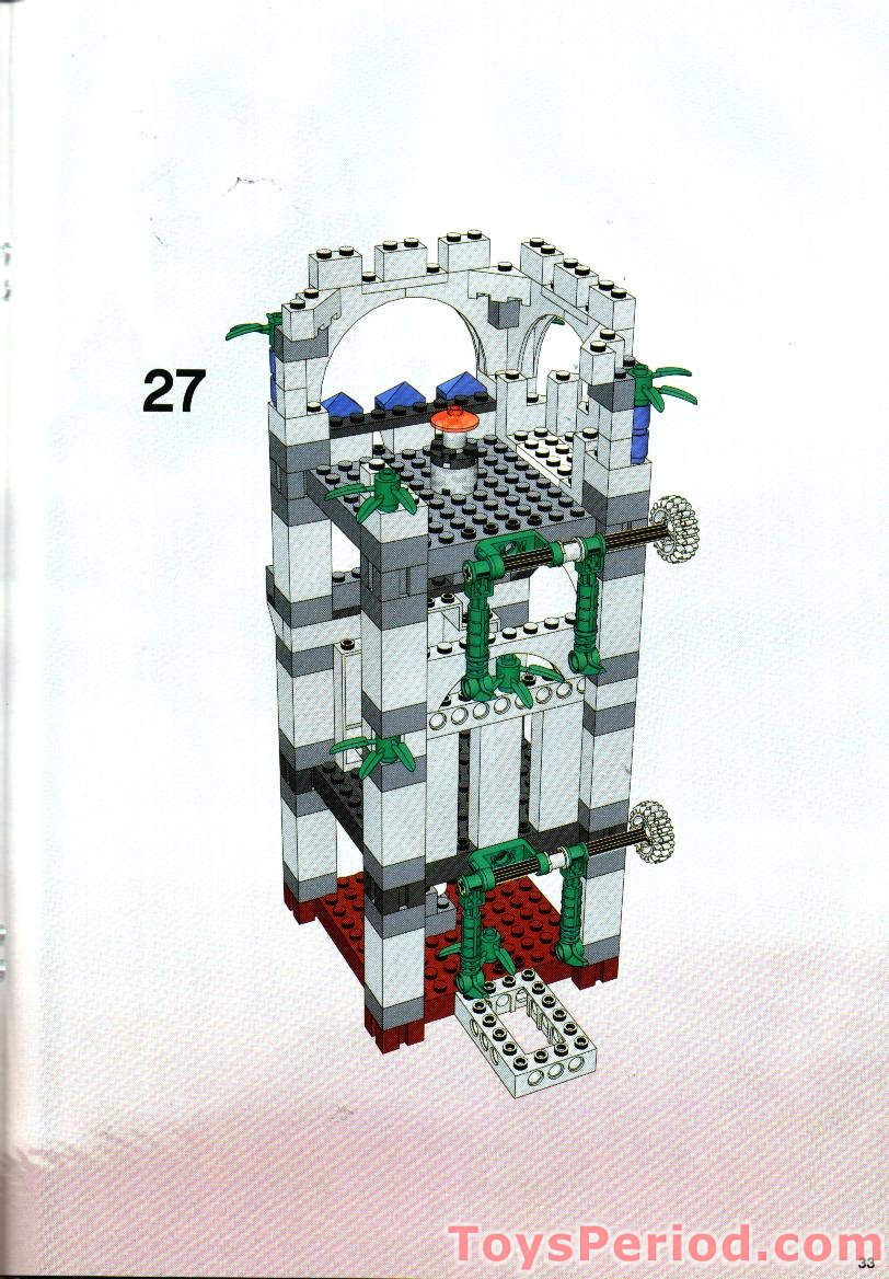 LEGO 8780 Citadel of Orlan Instructions and Parts List