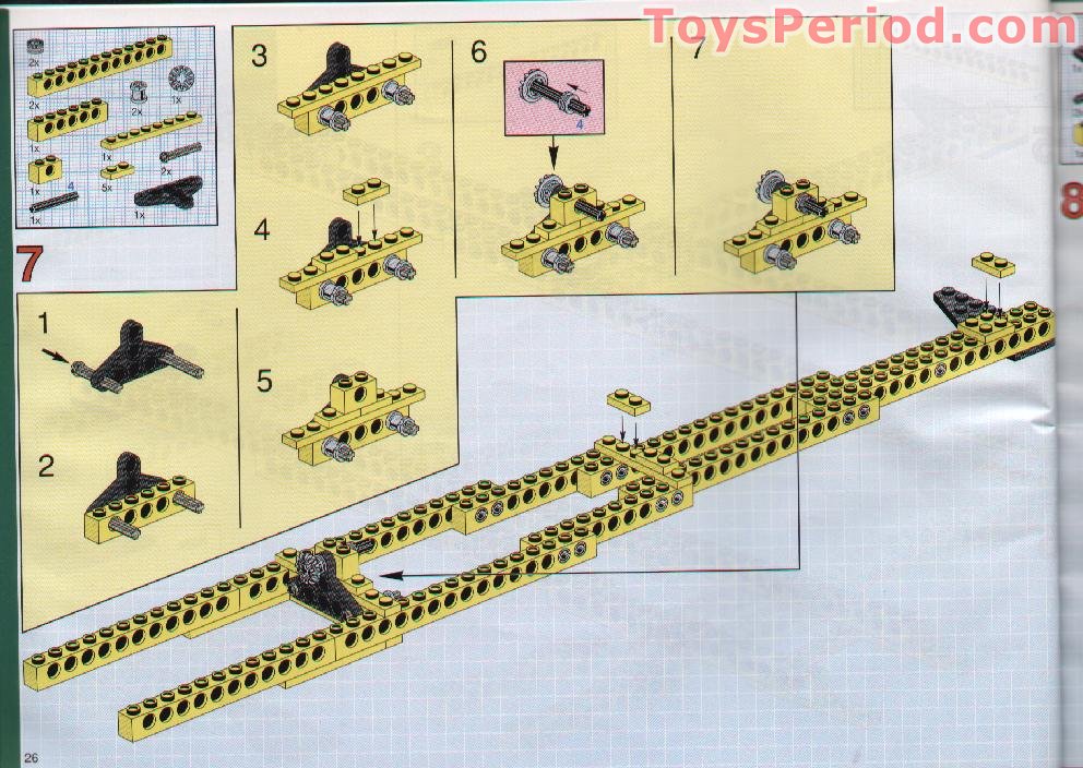 LEGO 8277 Giant Model Set Instructions and Parts List