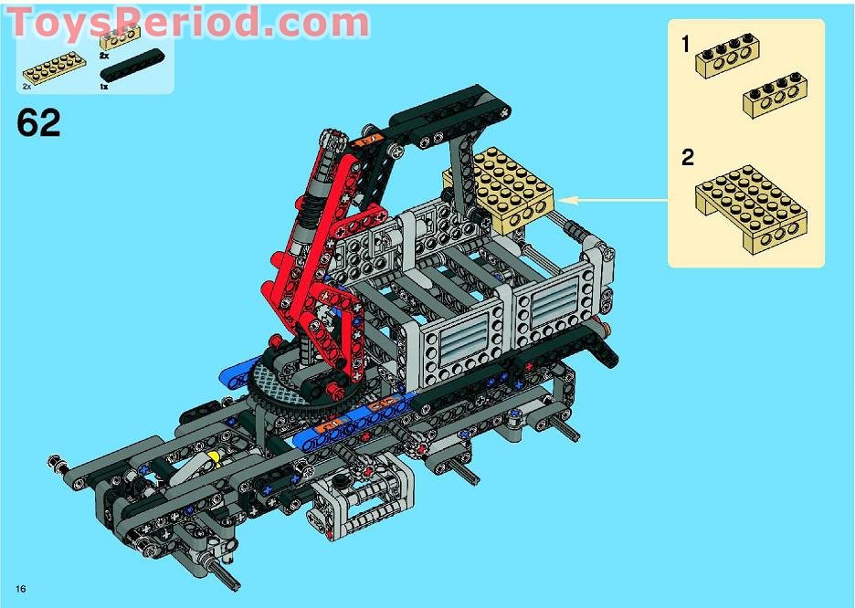 LEGO 8273 Off Road Truck Instructions and Parts List