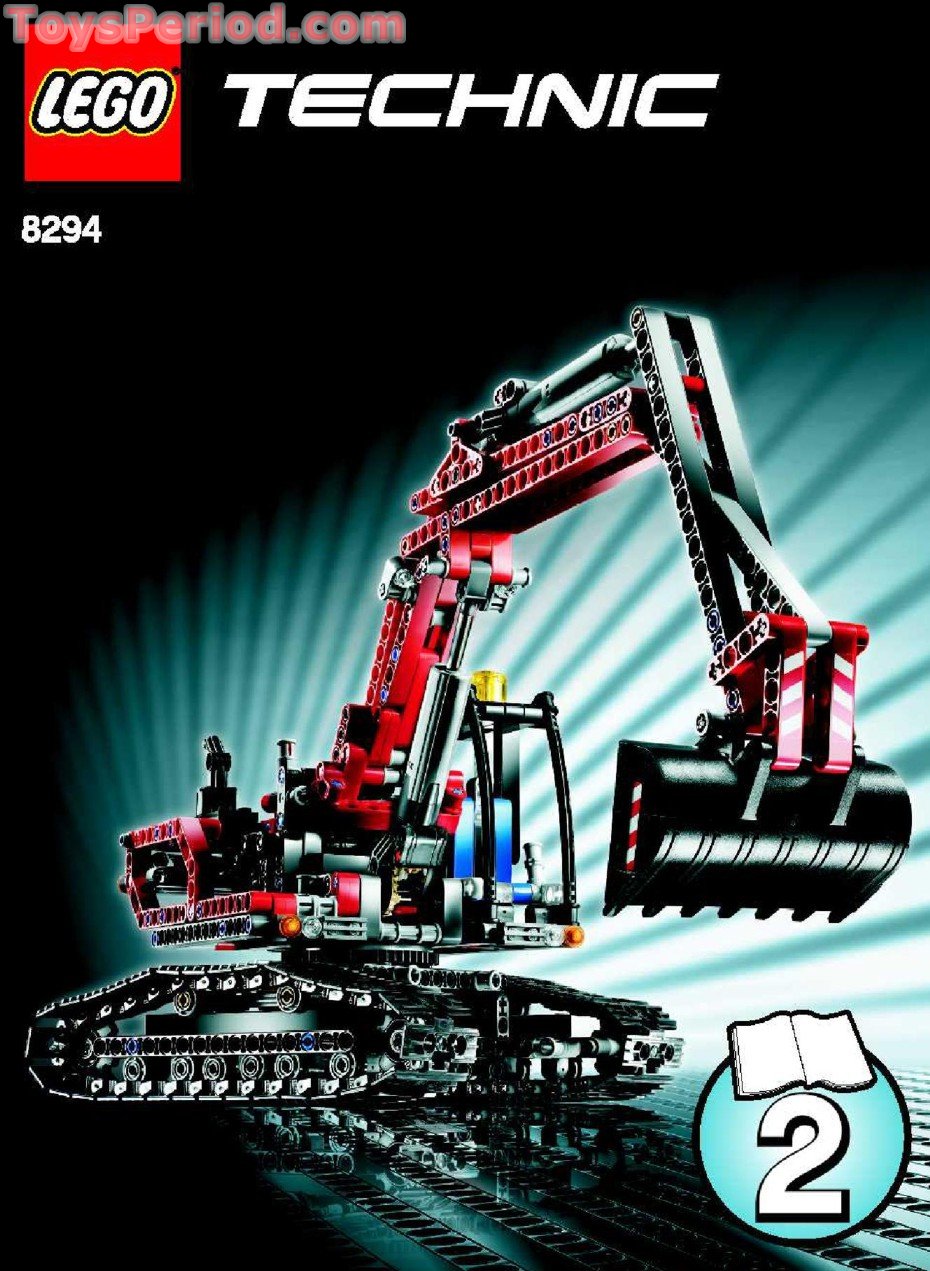 LEGO 8294 Excavator Instructions and Parts List