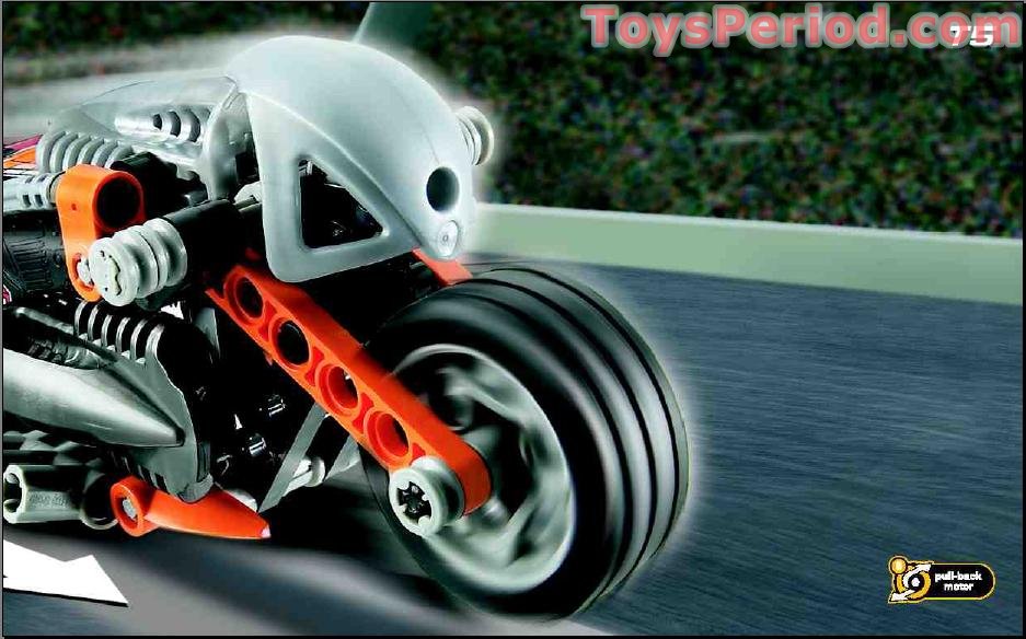 LEGO 8355 H.O.T. Blaster Bike Instructions and Parts List