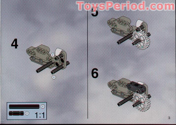 LEGO 8511 Frost Instructions and Parts List
