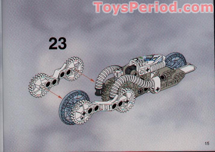 LEGO 8511 Frost Instructions and Parts List