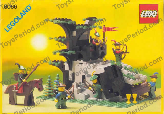 LEGO 6066 Camouflaged Outpost Instructions and Parts List