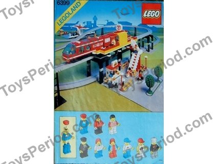 LEGO 6399 Airport Shuttle Instructions and Parts List