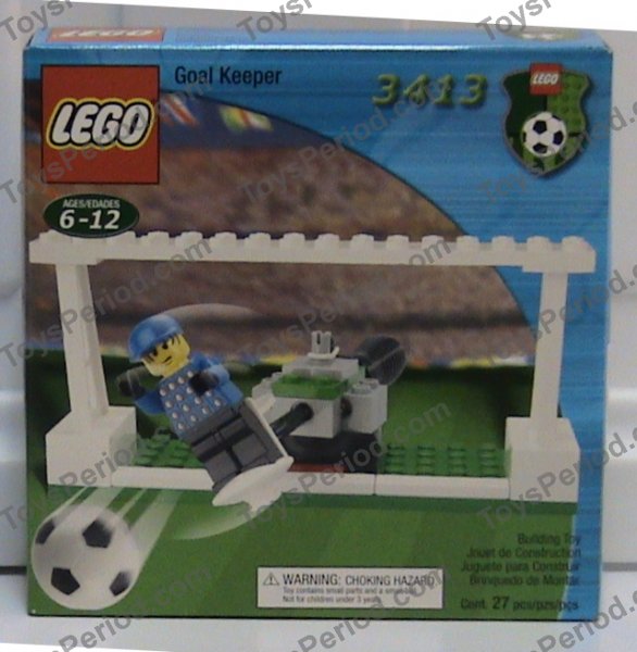 LEGO 3413 Goal Keeper Instructions and Parts List