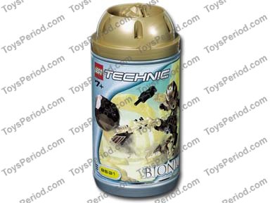 LEGO 8531-1 Pohatu Instructions and Parts List