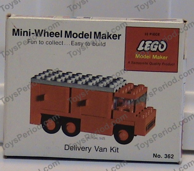 LEGO 362-2 Delivery Van Set Parts List