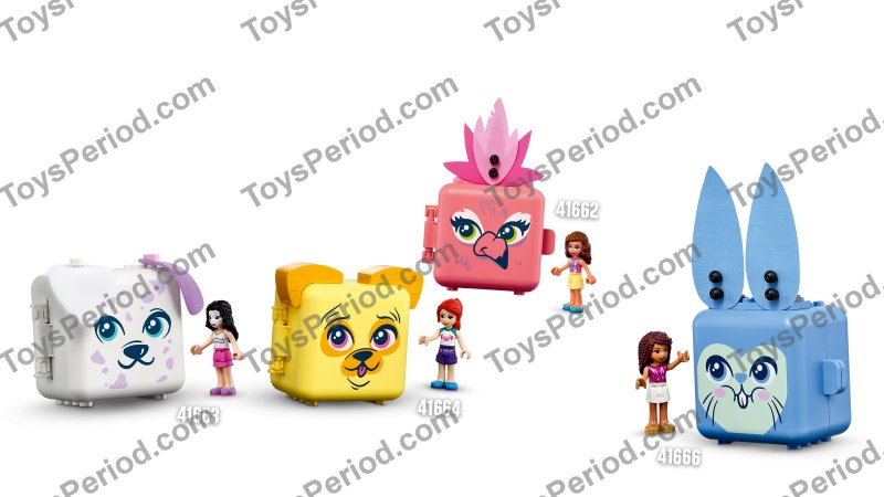 LEGO 41665 Stephanie's Cat Cube Set Parts List