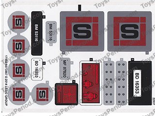 LEGO Sets with Part 79116stk01 Sticker Sheet for Set 79116 - (17550/ ...