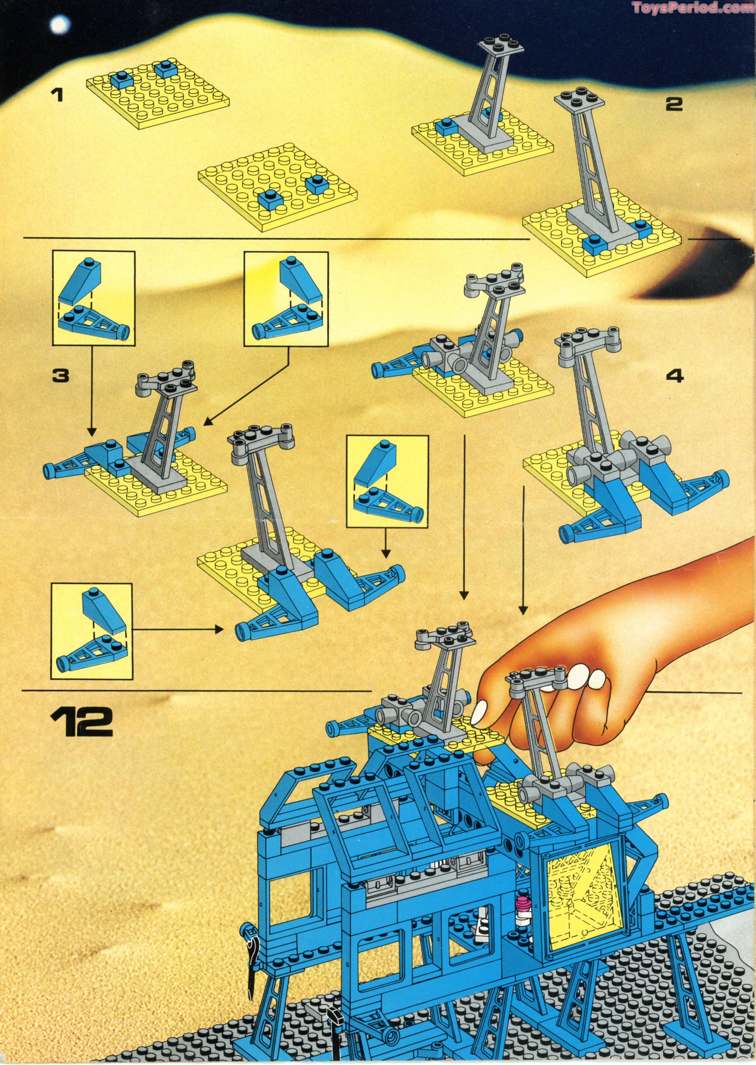 LEGO 6971 Inter-Galactic Command Base Instructions and Parts List