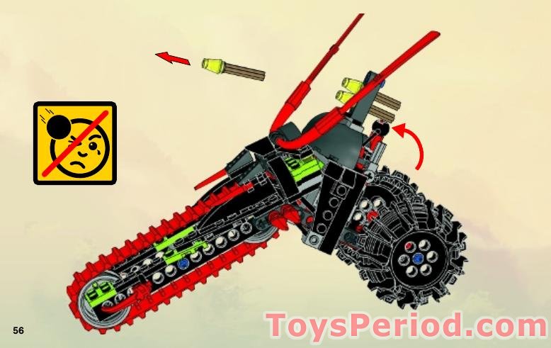 LEGO 70501 Warrior Bike Instructions and Parts List
