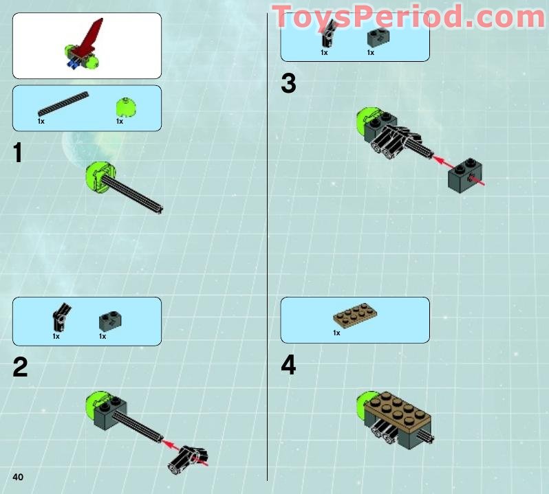 LEGO 70702 Warp Stinger Instructions and Parts List