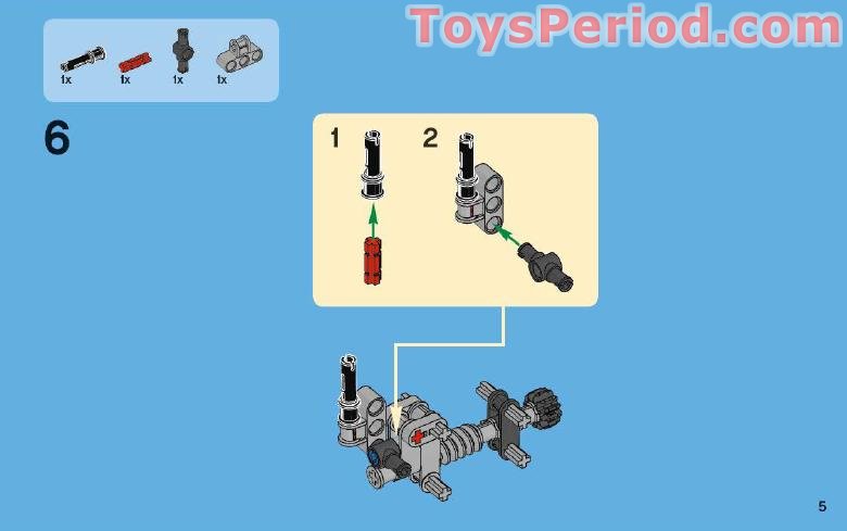 LEGO 9391 Crawler Crane Instructions and Parts List