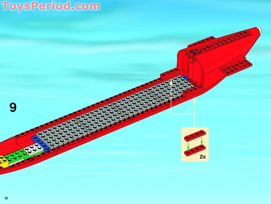 LEGO 3182 Airport Instructions and Parts List