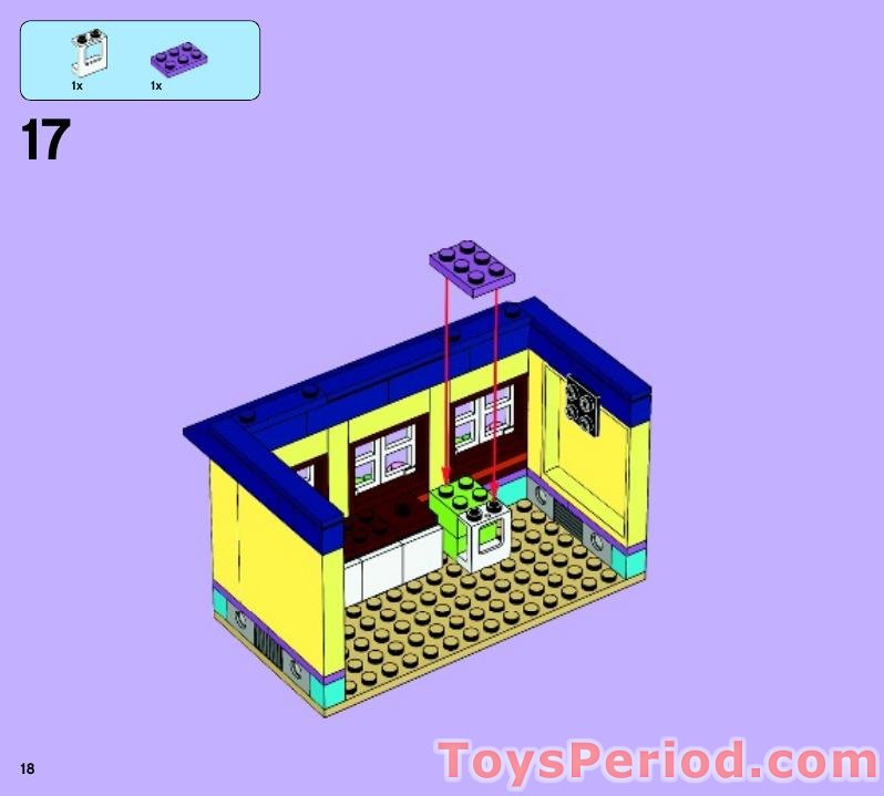 LEGO 41005 Heartlake High Instructions and Parts List