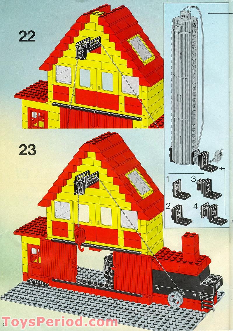 LEGO 740-1 Basic Building Set Instructions and Parts List