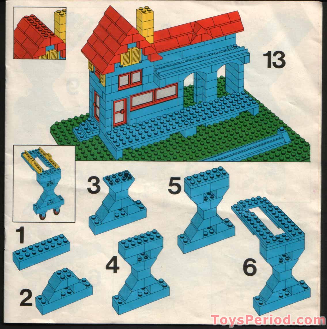 LEGO 911 Universal Building Set Instructions and Parts List