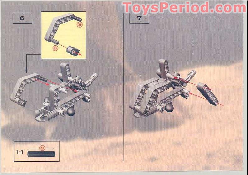 LEGO 10023 Bionicle Master Builder Set Instructions and Parts List