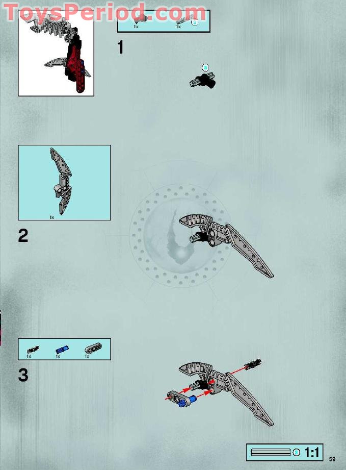 LEGO 10204 Vezon and Kardas Instructions and Parts List